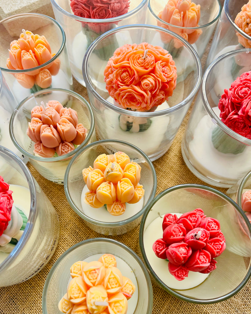 Floral Candles Australia | Handmade Soy Flower Candles Melbourne ...