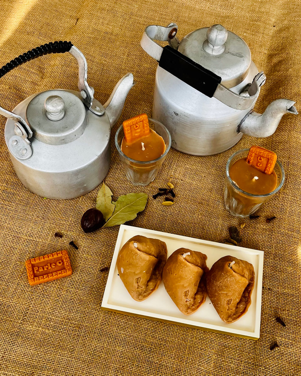 Chai & Samosa Candle – kourage & co.