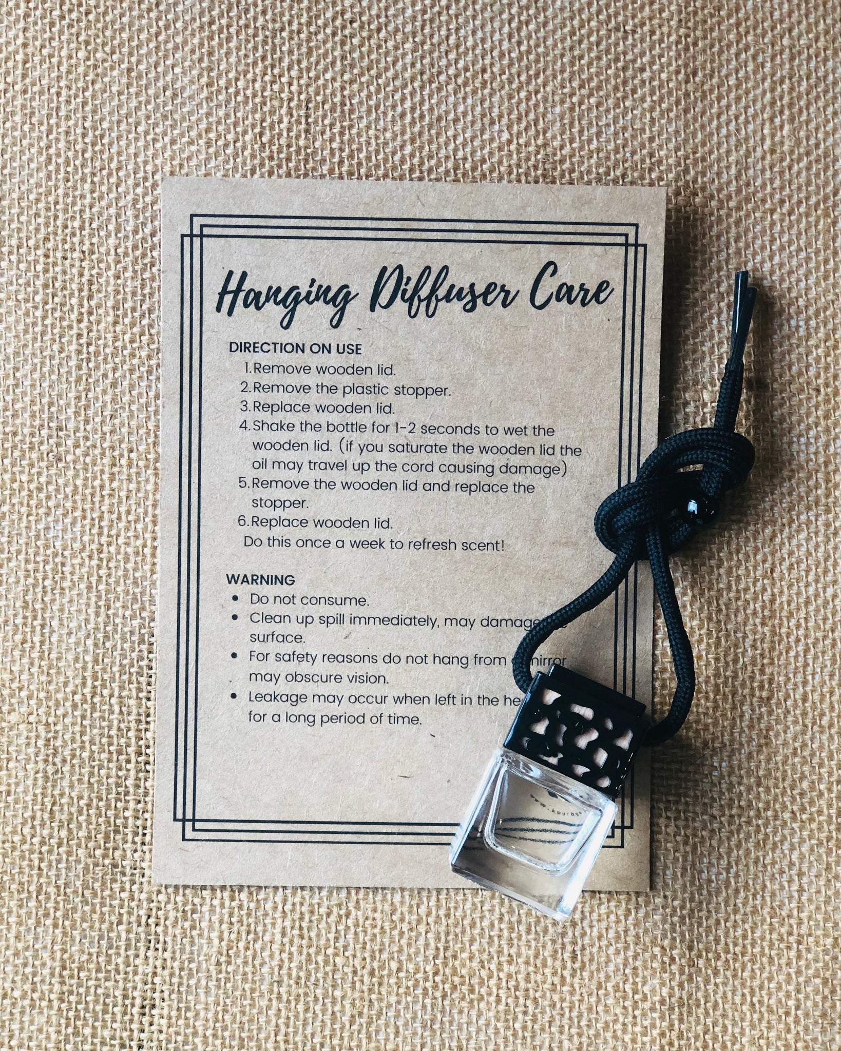 Hanging diffuser – kourage & co.