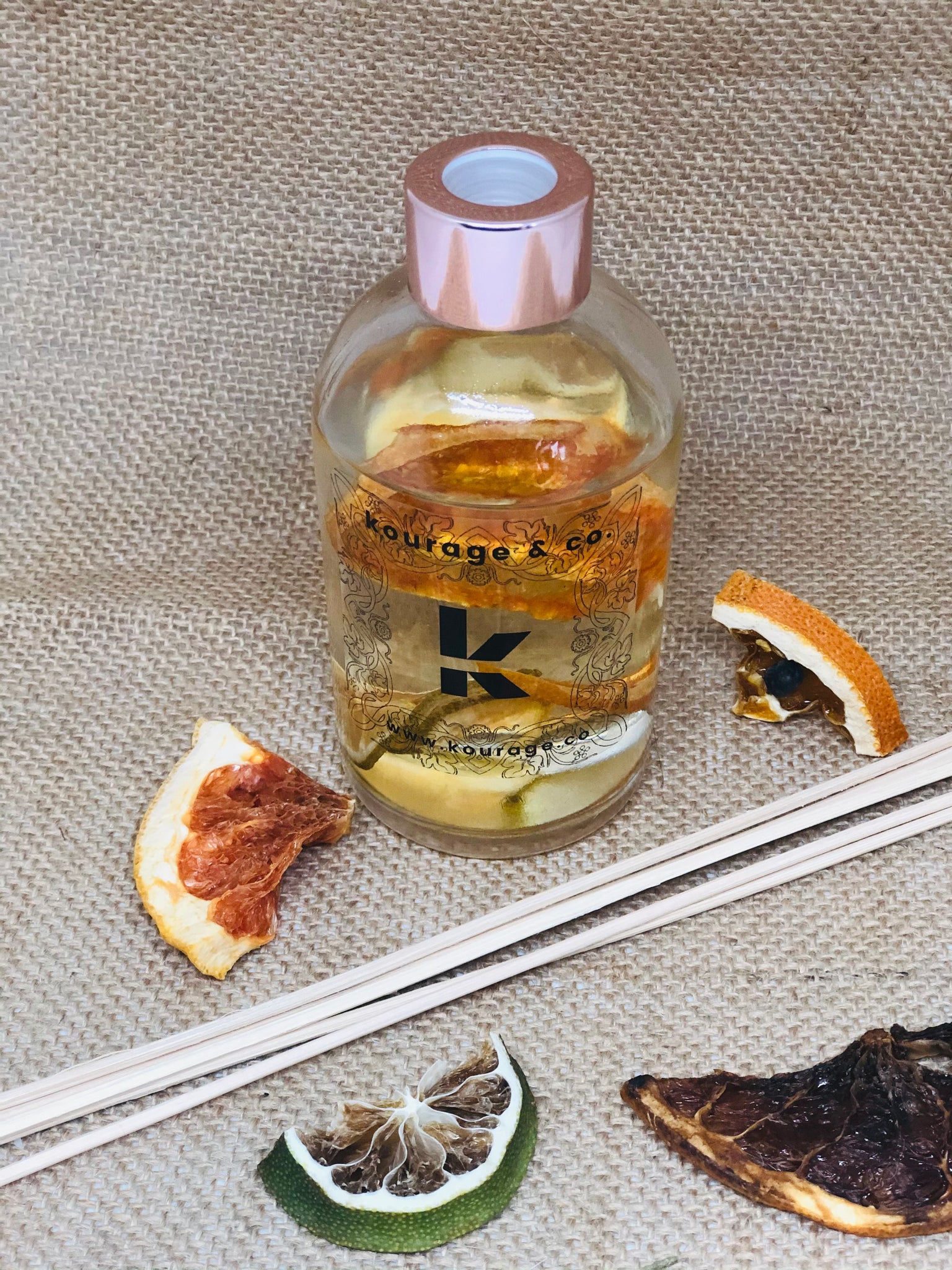 Citrus Infused Reed Diffuser – kourage & co.
